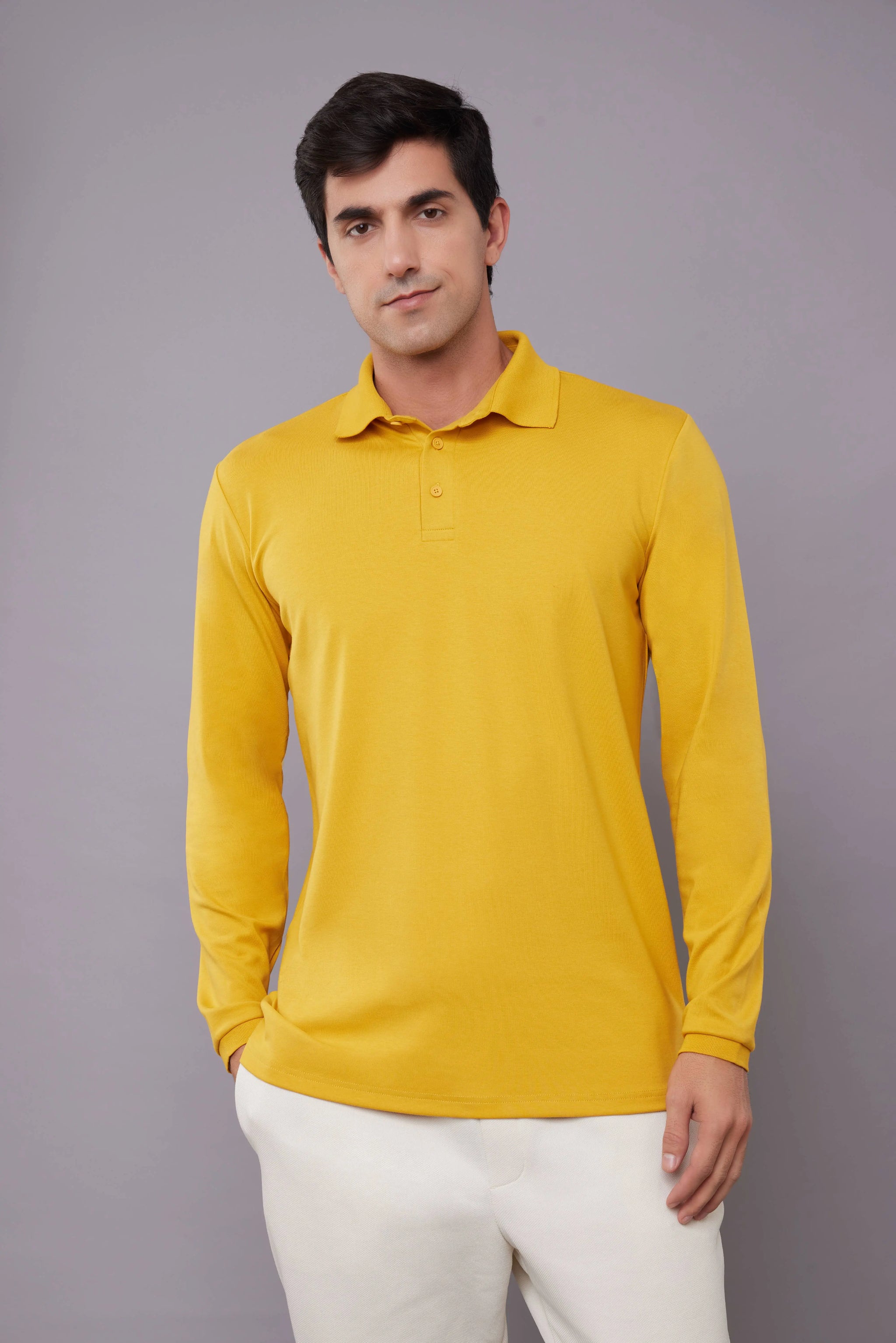 EcoEMO Planet Polo T-Shirt – Long Sleeve | Neem & Tulsi Infused ...